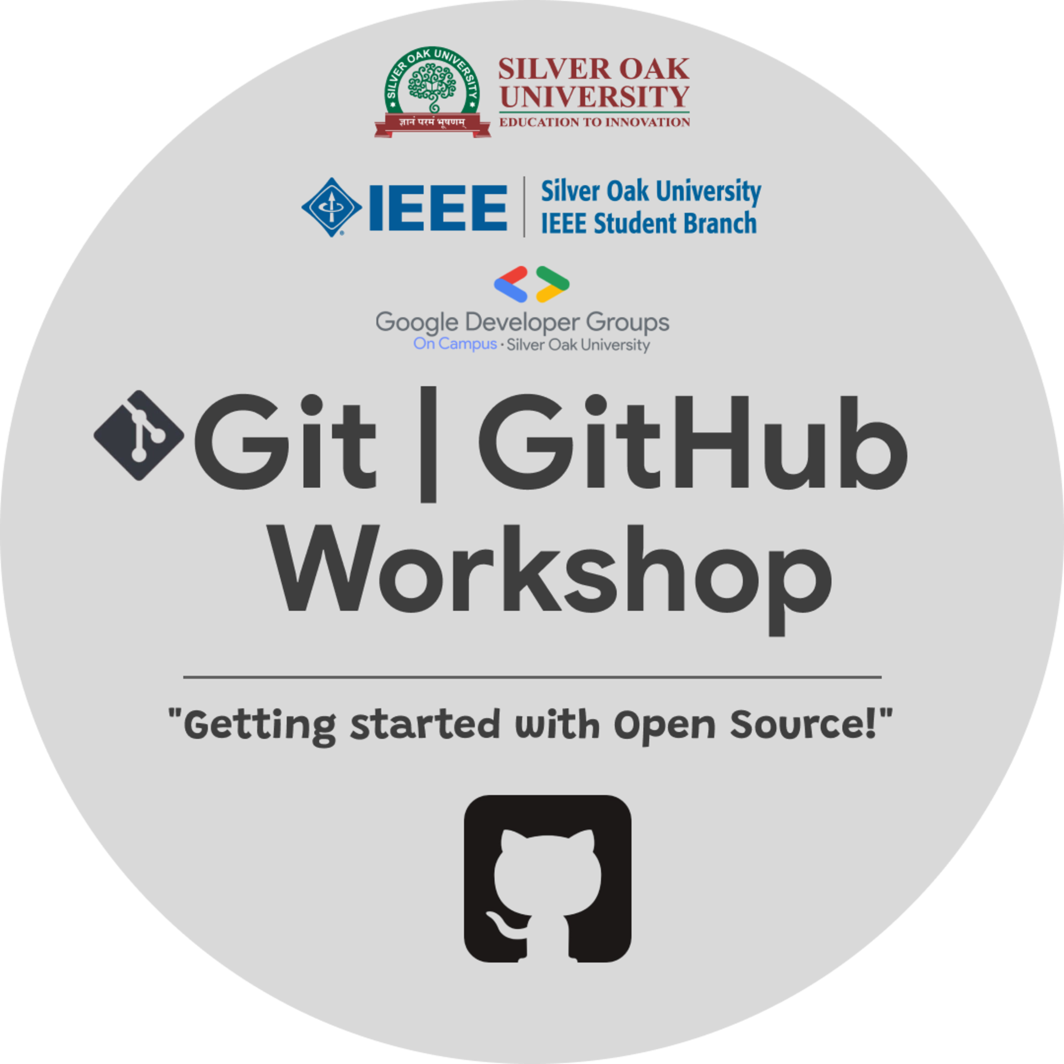 See Git & Github Workshop at Google Developer Groups GDG on Campus Silver Oak University ...